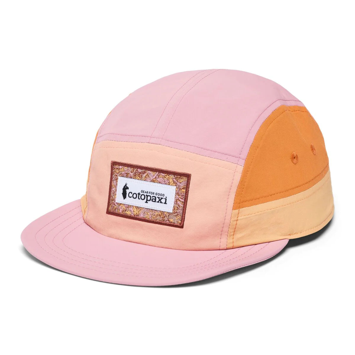 Altitude Tech 5-Panel Hat - Apricot and Rose – Boulder Rooms